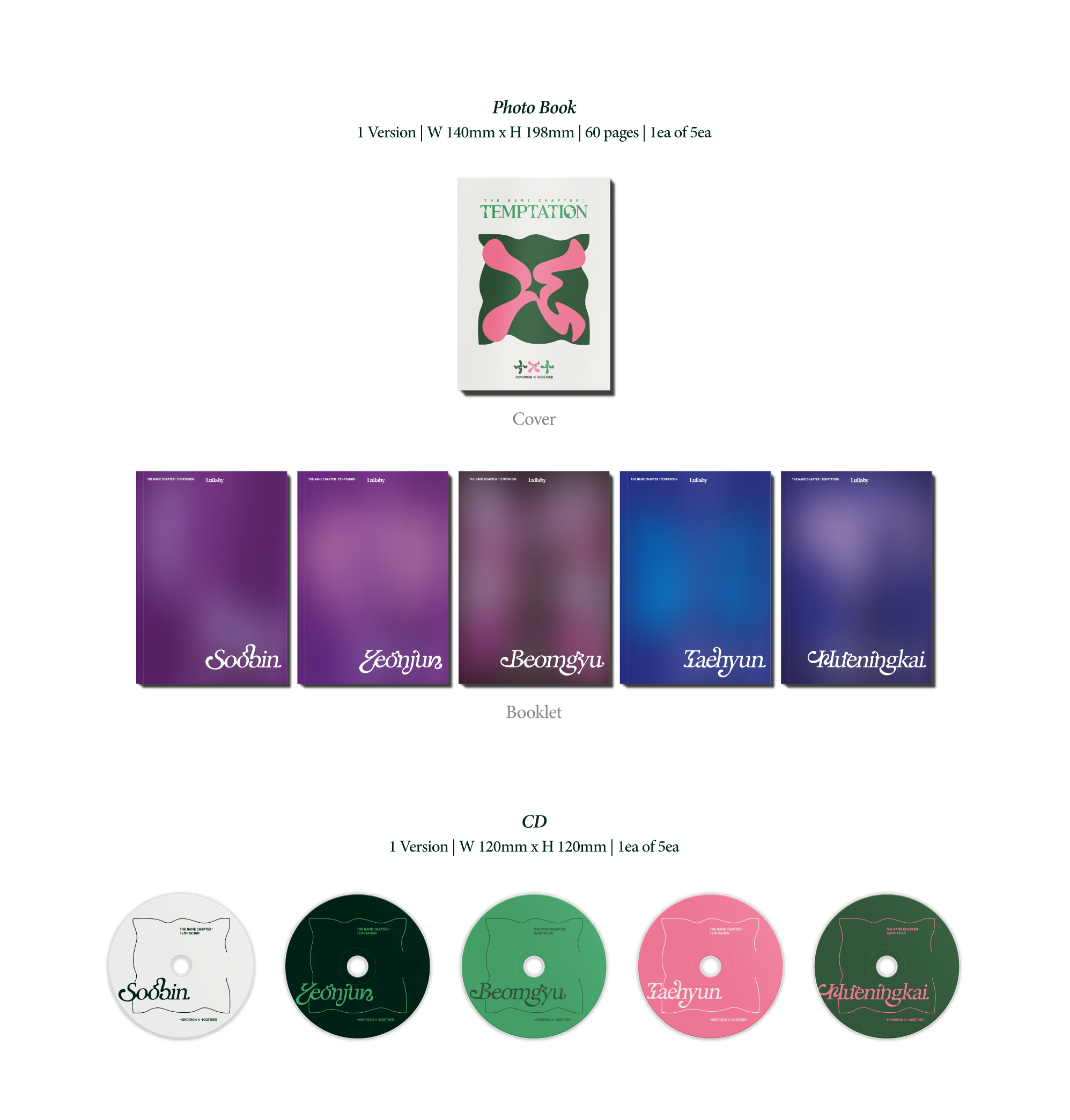 [TXT] THE NAME CHAPTER : TEMPTATION (LULLABY VER.) - kmd studio 😊