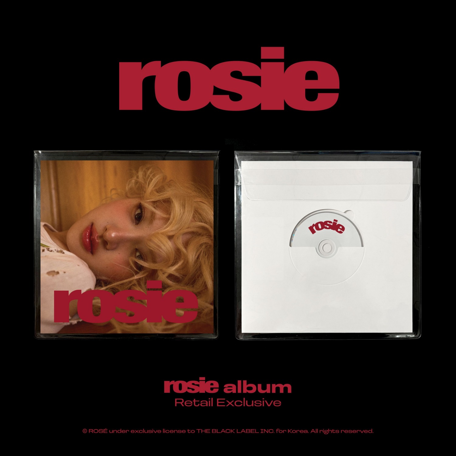 [BLACKPINK – ROSÉ] rosie (FIRST STUDIO ALBUM) (RETAIL EXCLUSIVE) - kmd ...