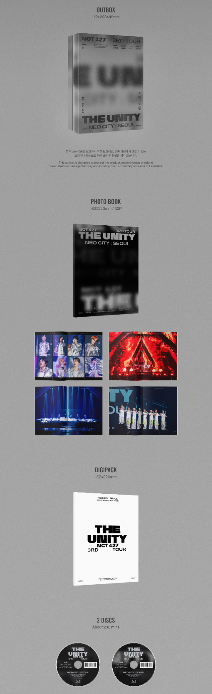 [NCT 127] 3RD TOUR 'NEO CITY : SEOUL - THE UNITY’ (BLU-RAY) - kmd studio 😊