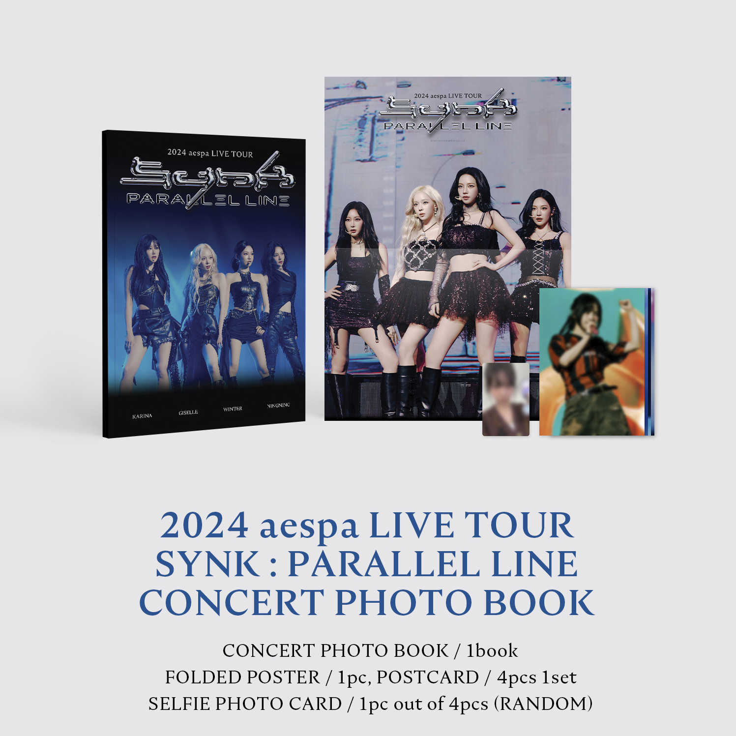[aespa] 2024 aespa LIVE TOUR 'SYNK : PARALLEL LINE' PHOTOBOOK - kmd ...