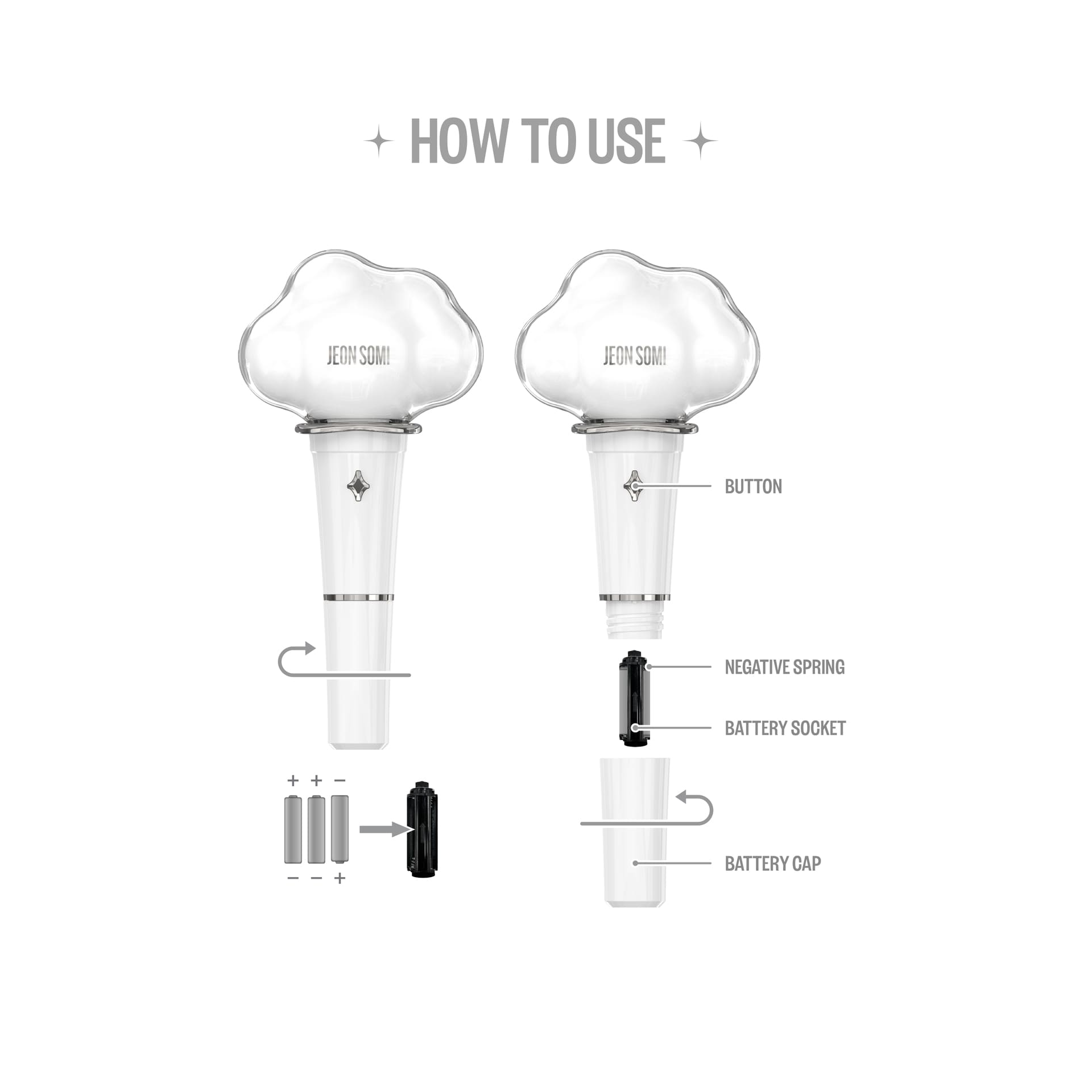 [JEON SOMI] OFFICIAL LIGHT STICK - kmd studio 😊